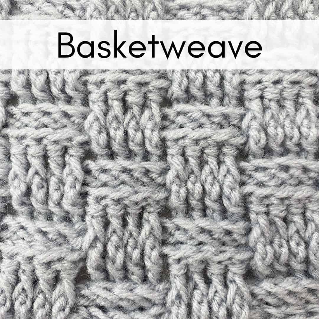 Basketweave Stitch Knit And Crochet Handmadebystacyj