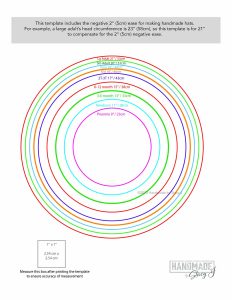 Hat Template - Handmadebystacyj