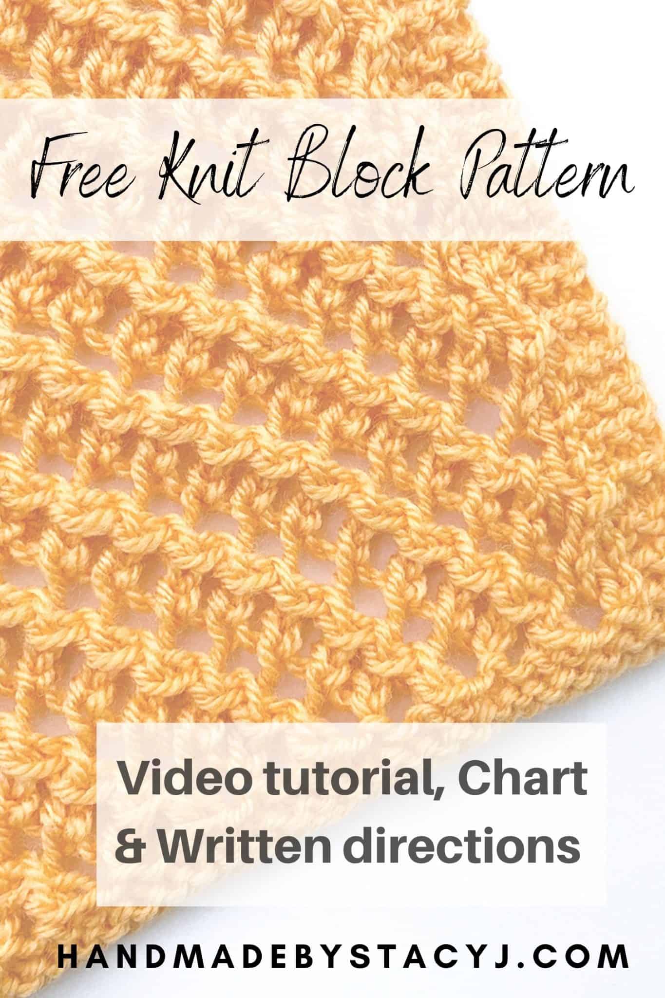 Diagonal Openwork Block - Handmadebystacyj