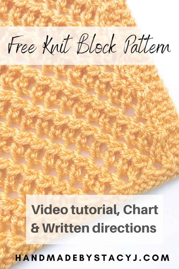 Diagonal Openwork Block - Handmadebystacyj