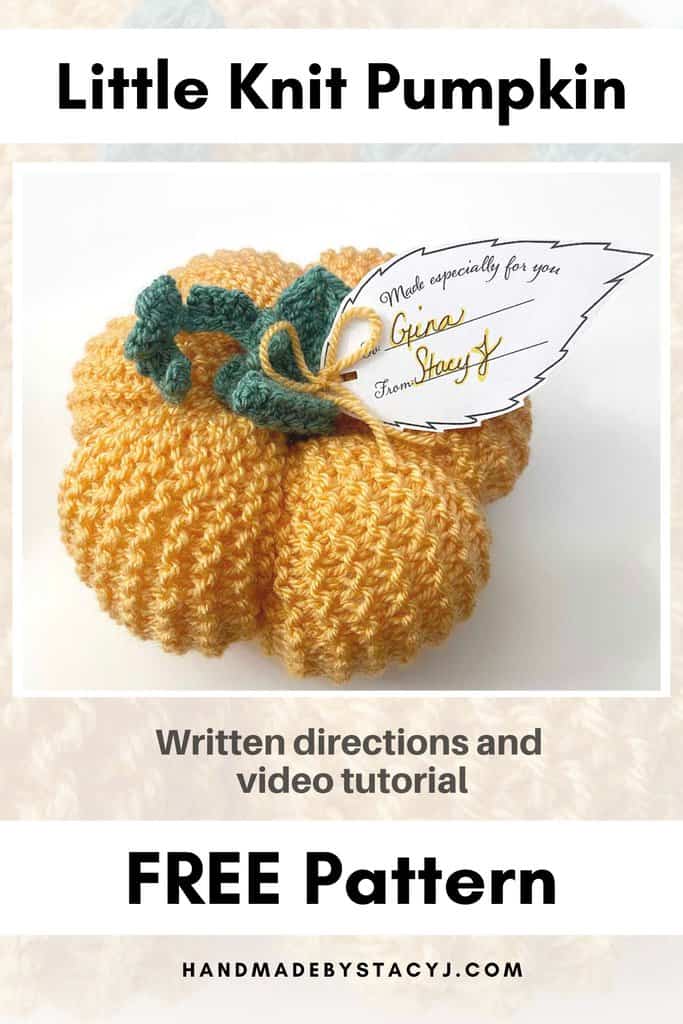 Little Knit Pumpkin - Handmadebystacyj