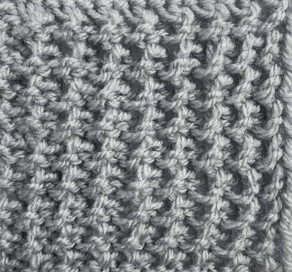 How to knit the Pillar Stitch