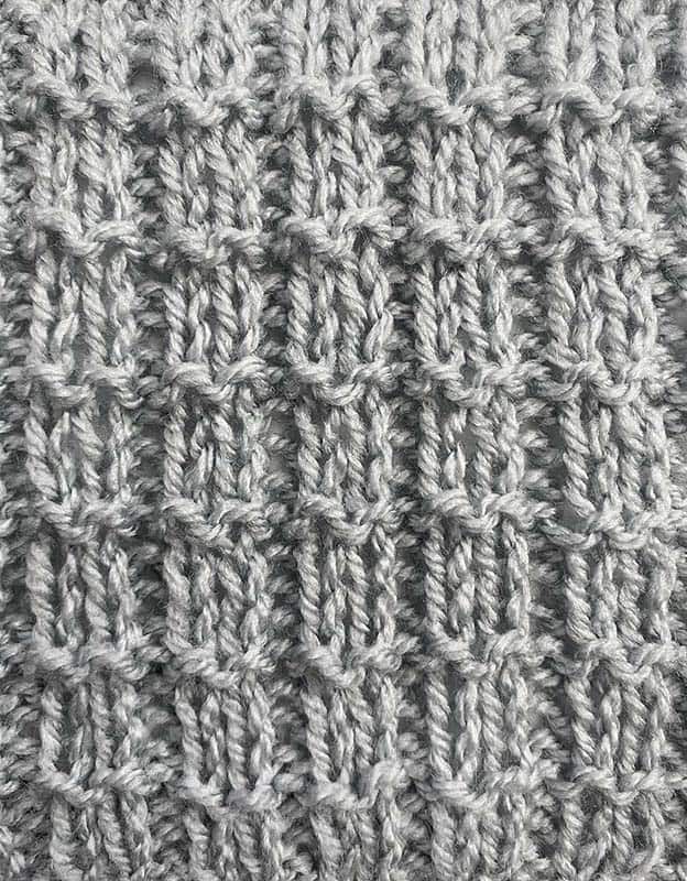 How to knit the Waffle Stitch