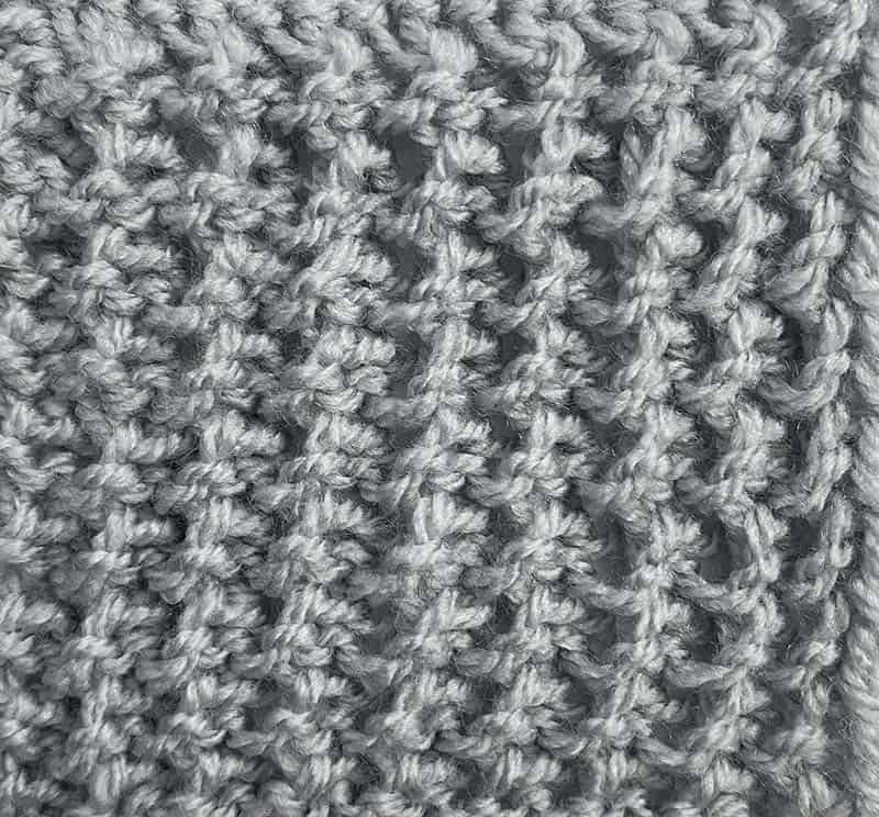 How to knit the Pillar Stitch