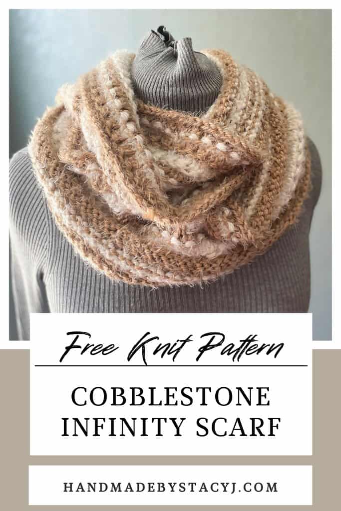 Cobblestone Infinity Scarf - Free Knitting Pattern